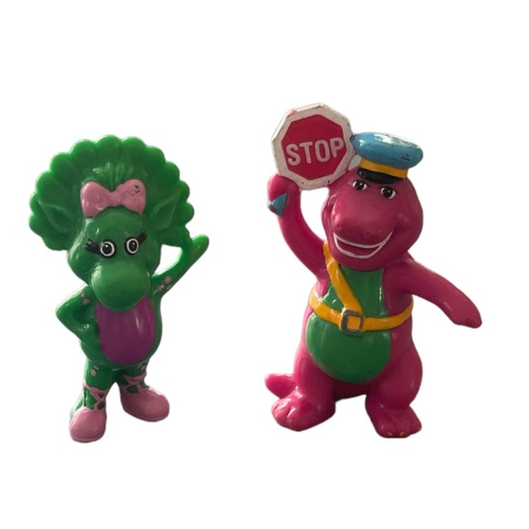 Toys | Vintage Barney Baby Bop Pvc Figures | Poshmark